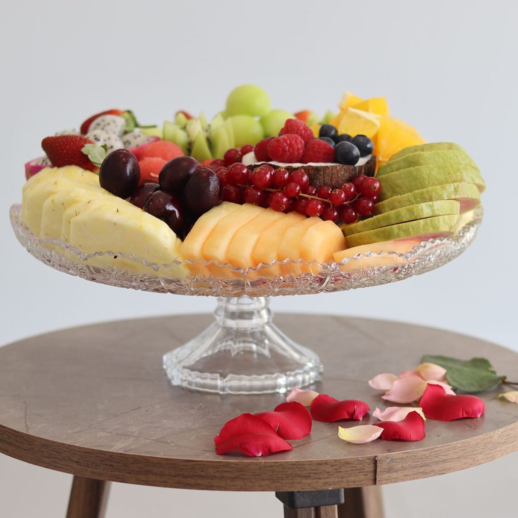 Coconut-Dragon Cut Fruit Platter - FROOTREE